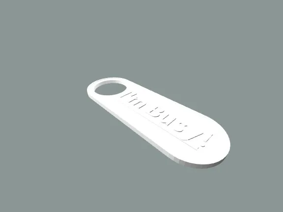 "I'm Busy!" door handle by Noto - MakerWorld
