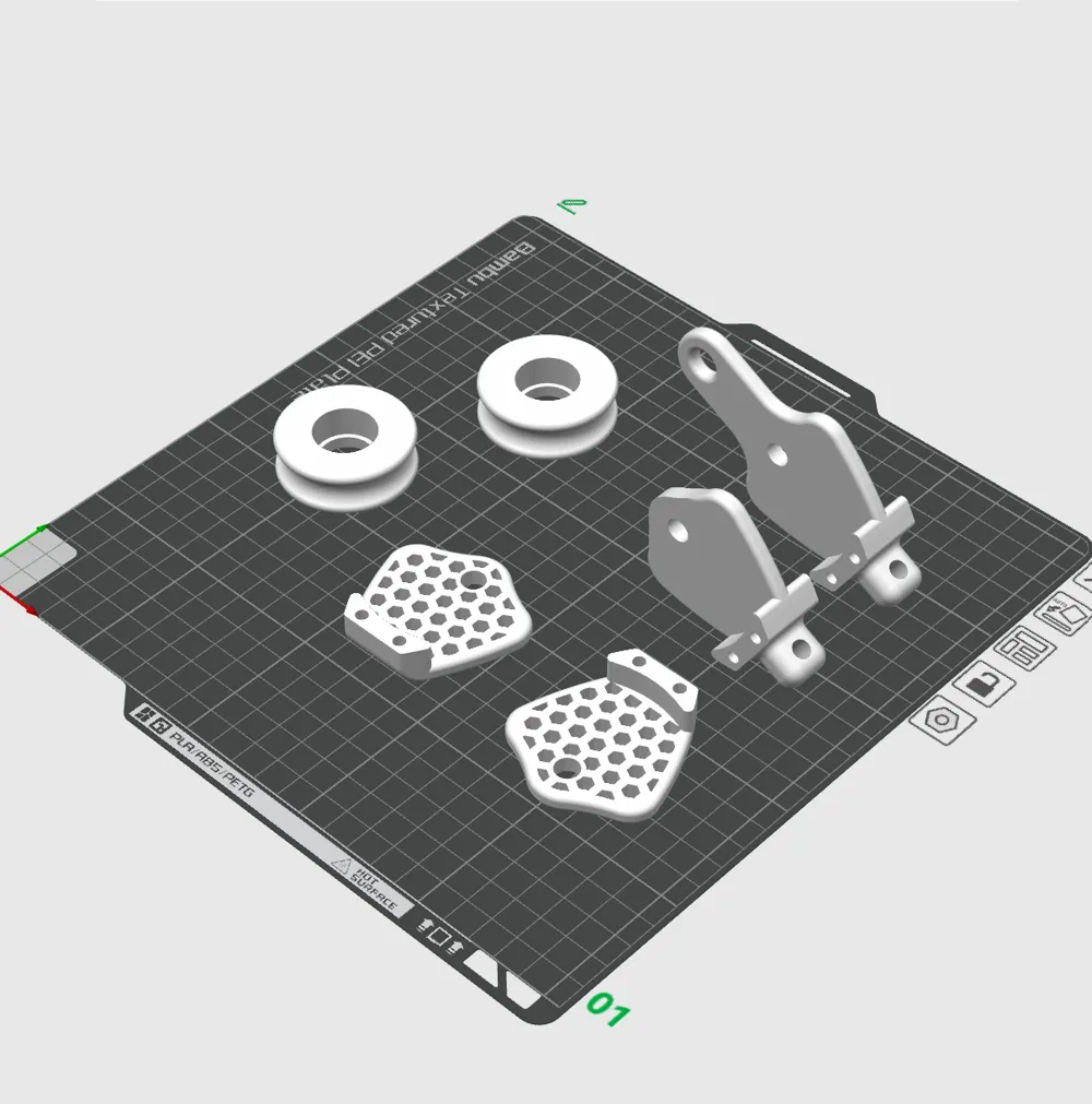 Strong modular Pulley System with Hex Pattern by GZ_koksu3000 ...