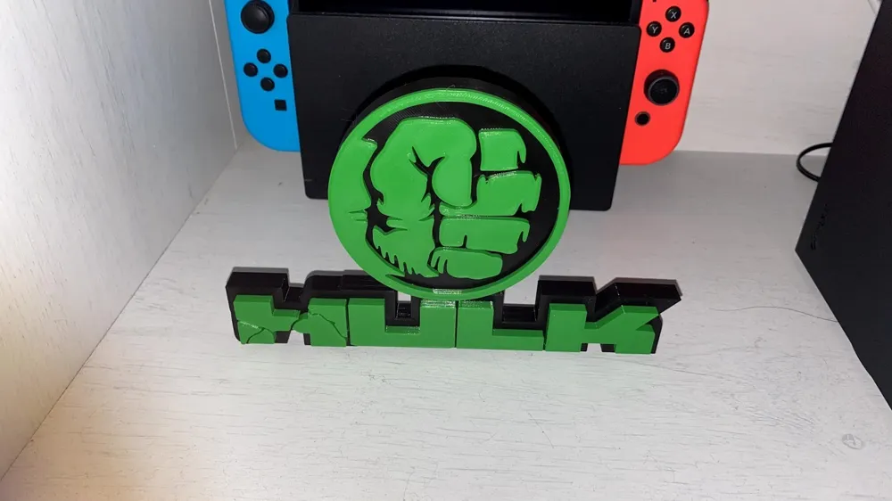 Hulk sign logo by Smart3d by Gabriel Gomes - MakerWorld