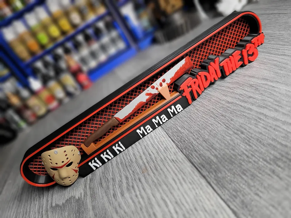 Freitag der 13. Filmschild. – Kostenloses 3D-Druckmodell – MakerWorld