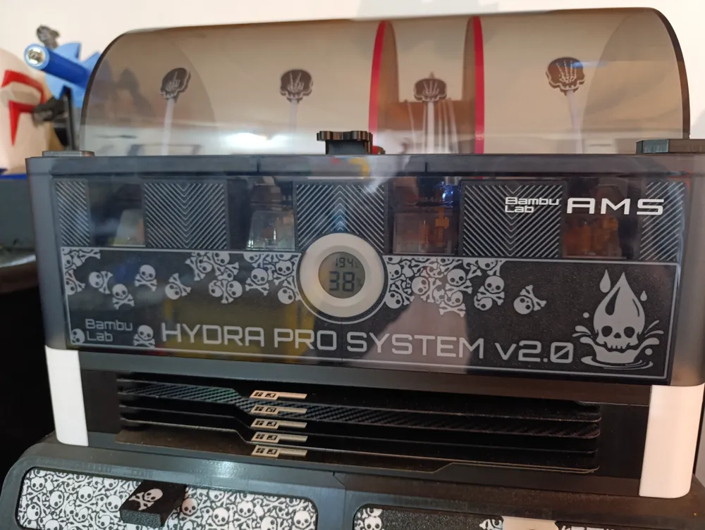 HYDRA PRO SYSTEM V2 Skull Front Cover by G3D Lab MakerWorld: Download ...
