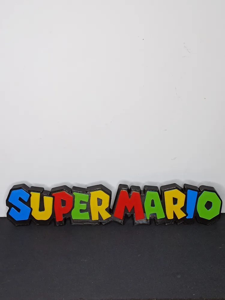 Super Mario Singboard by Eleazar 3DinPlastic - MakerWorld