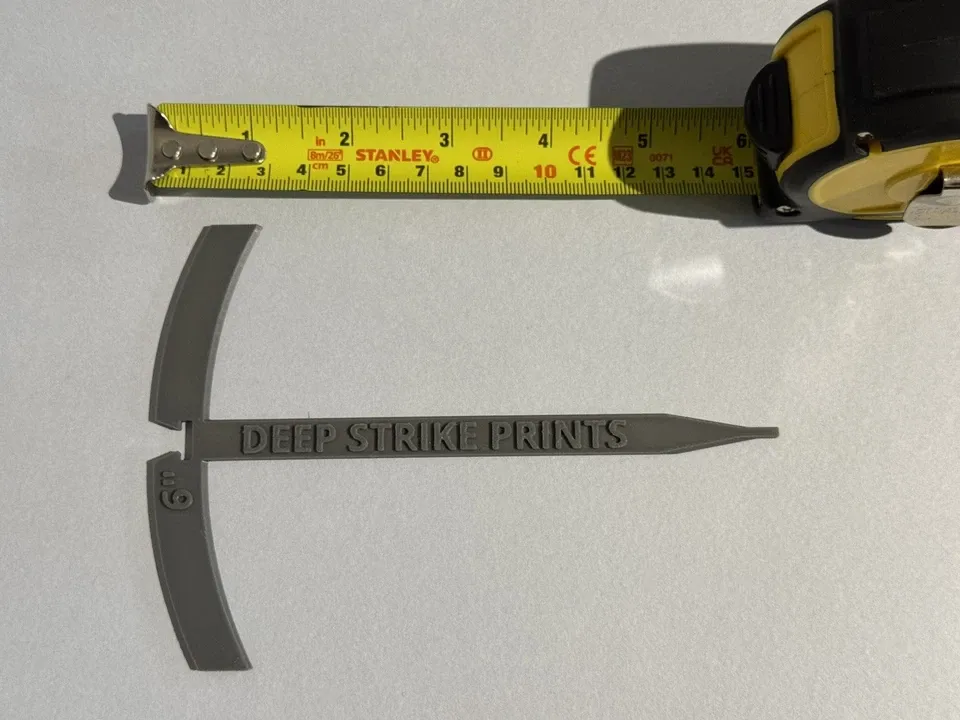Warhammer deep strike ruler 3" 6" 9" 12" - Free 3D Print Model - MakerWorld