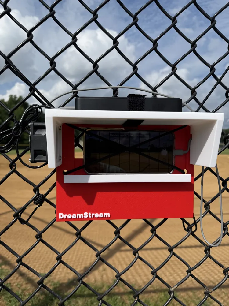 DreamStream Fence Mount Streaming - Free 3D Print Model - MakerWorld