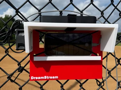 DreamStream Fence Mount Streaming by firemedic1563 MakerWorld: Download ...