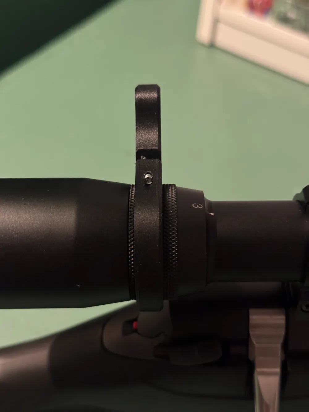 Bushnell 3-9X40 Throw Lever (37mm with notch) by WarrenFab - MakerWorld