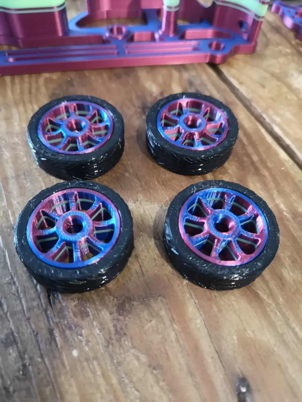 Racing Spring Car 100% 3D - Wind up mechanism - Free 3D Print Model ...