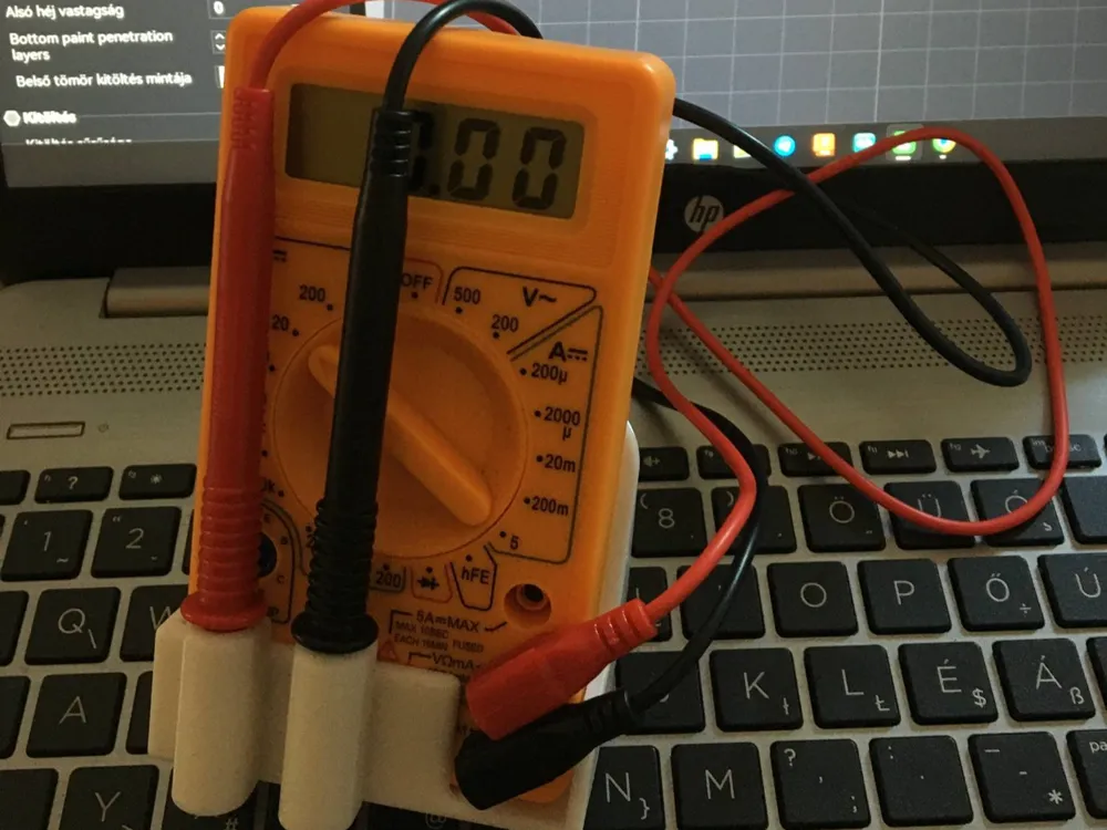 Multimeter holder by NoradBB MakerWorld: Download Free 3D Models