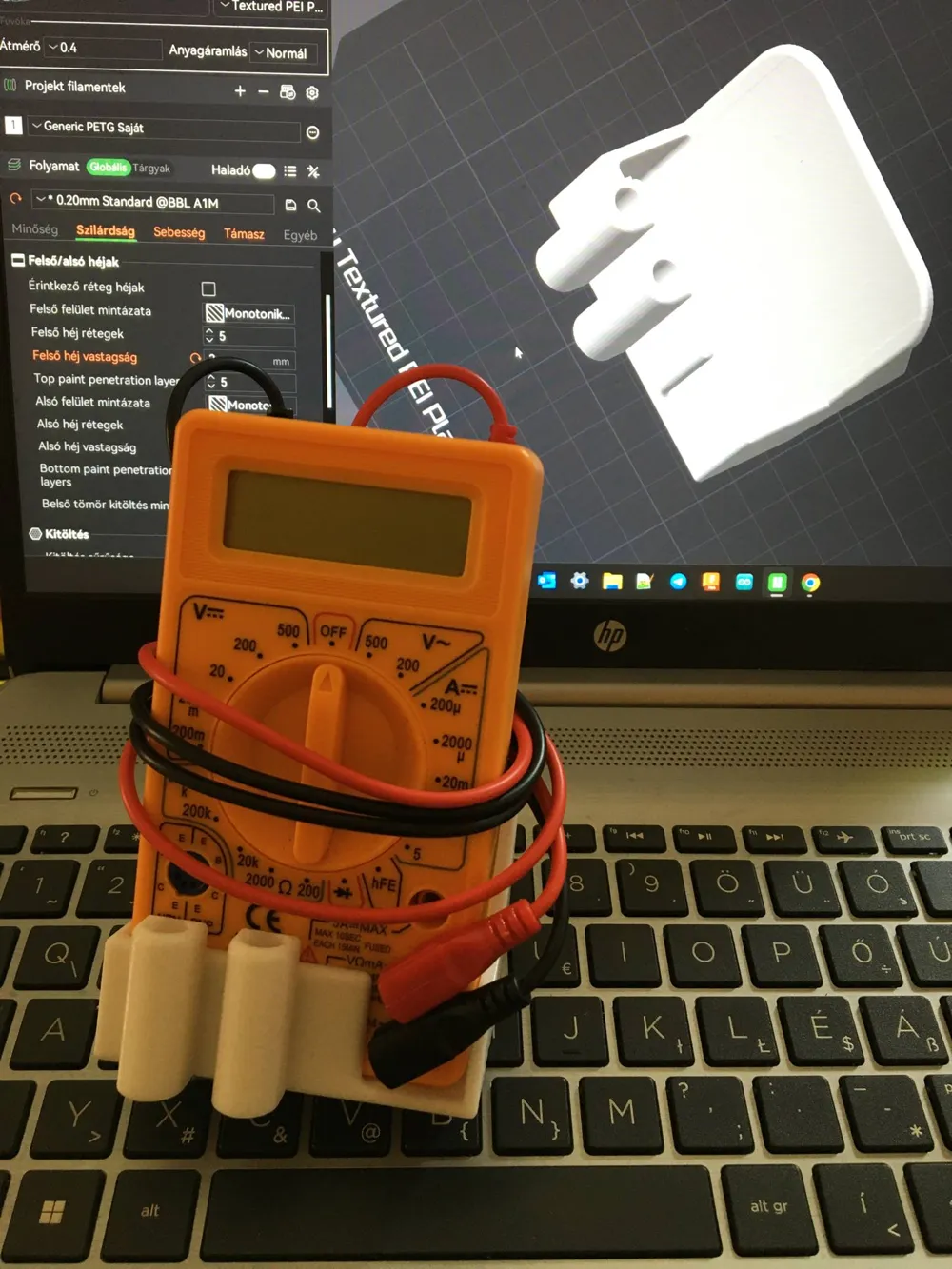 Multimeter holder by NoradBB MakerWorld: Download Free 3D Models