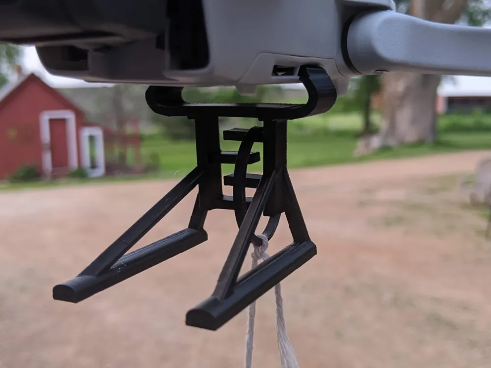 DJI Mini 2 (SE) Payload Tilt-Drop + Landing Legs - Free 3D Print Model ...