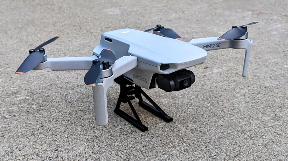 DJI Mini 2 (SE) Payload Tilt-Drop + Landing Legs - Free 3D Print Model ...