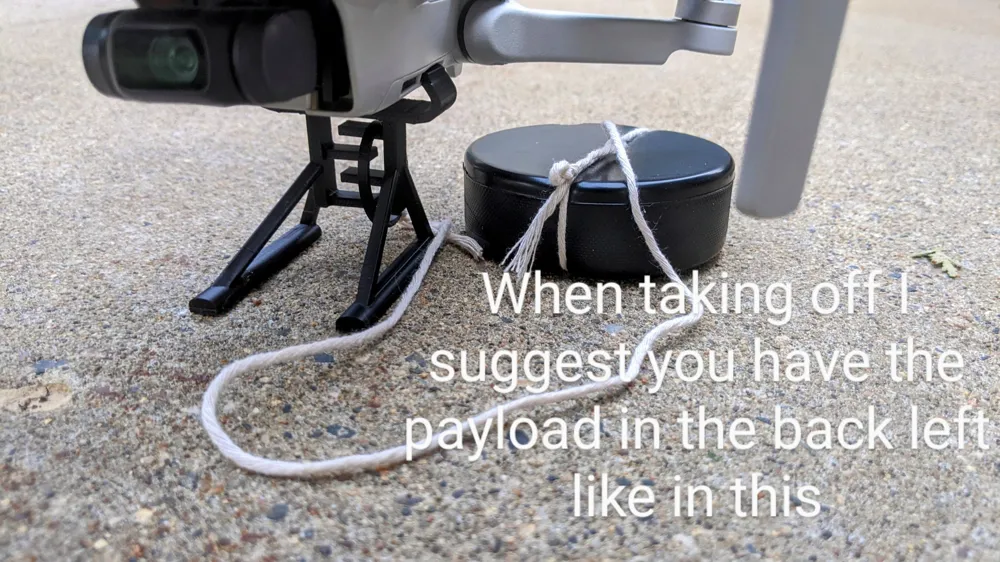 DJI Mini 2 (SE) Payload Tilt-Drop + Landing Legs - Free 3D Print Model ...