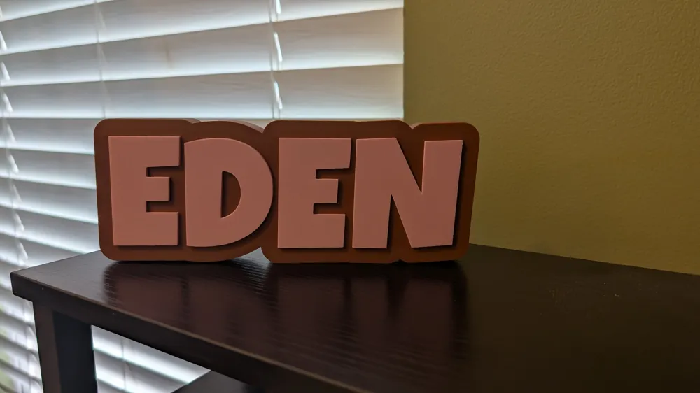 Ultimate Custom Desk Sign! (V2.0 Brick Update) by David MakerWorld ...