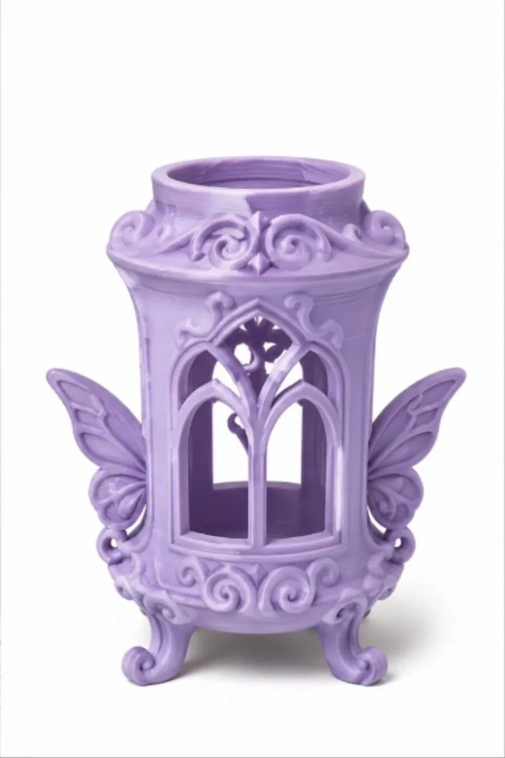 Lavender Castle Wing Vase - Free 3D Print Model - MakerWorld