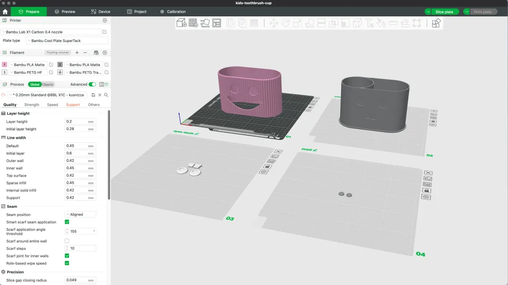 Kids Monster Toothbrush Holder - Free 3D Print Model - MakerWorld