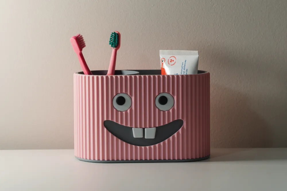 Kids Monster Toothbrush Holder - Free 3D Print Model - MakerWorld