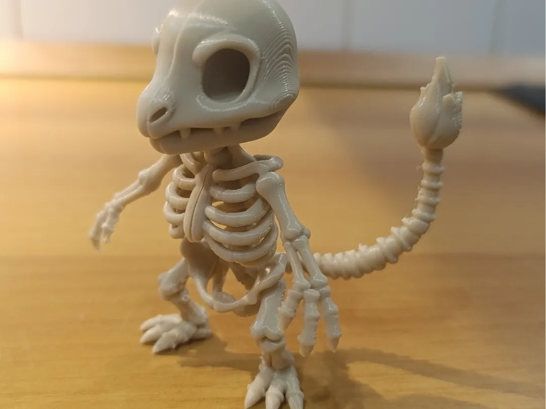 Charmander Skeleton Pokemon by Trimela3D MakerWorld: Download Free 3D ...