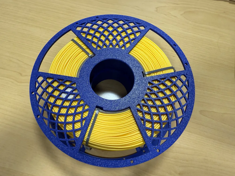 Enhanced Reusable Spool - Swap Rolls Easier - Free 3D Print Model ...