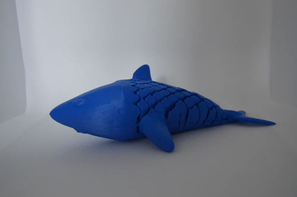 Articulated shark - Free 3D Print Model - MakerWorld