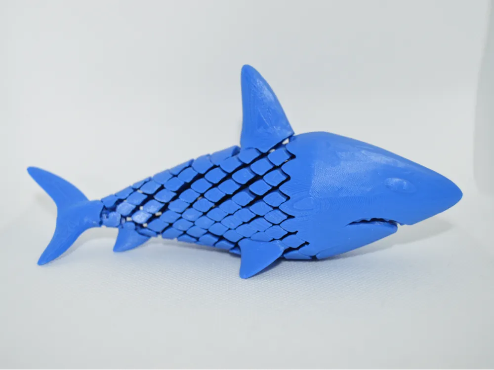 Articulated shark - Free 3D Print Model - MakerWorld