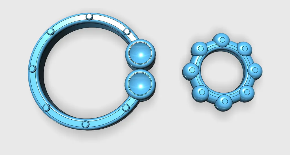 Toy Keys with Ring and Charm by MunkyCreamMakerWorld: Download Free 3D ...