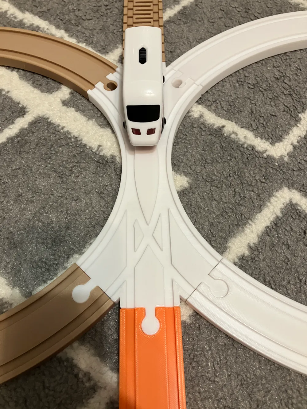 Train track line and dual arc IKEA LILLABO/Brio by szili83 - MakerWorld