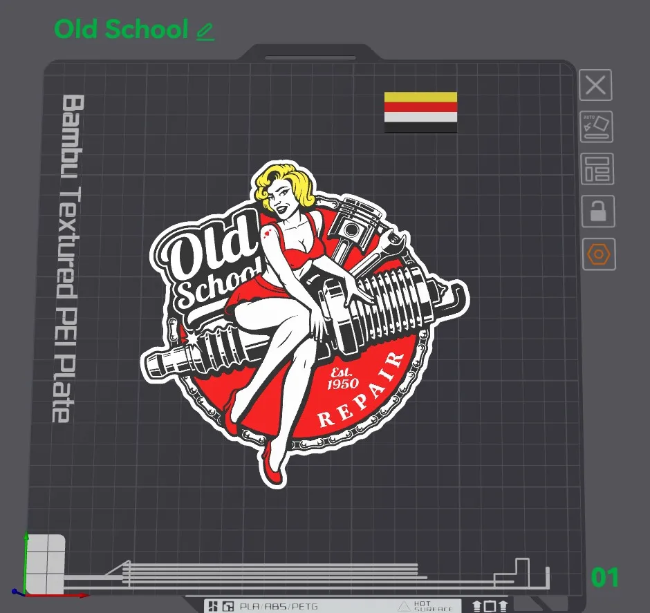 Old School Repair Sign by Wizard7741 - MakerWorld