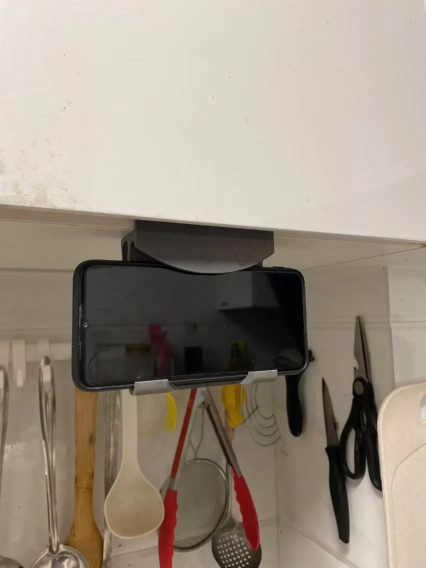Kitchen phone holder by popuui_国际版 - MakerWorld