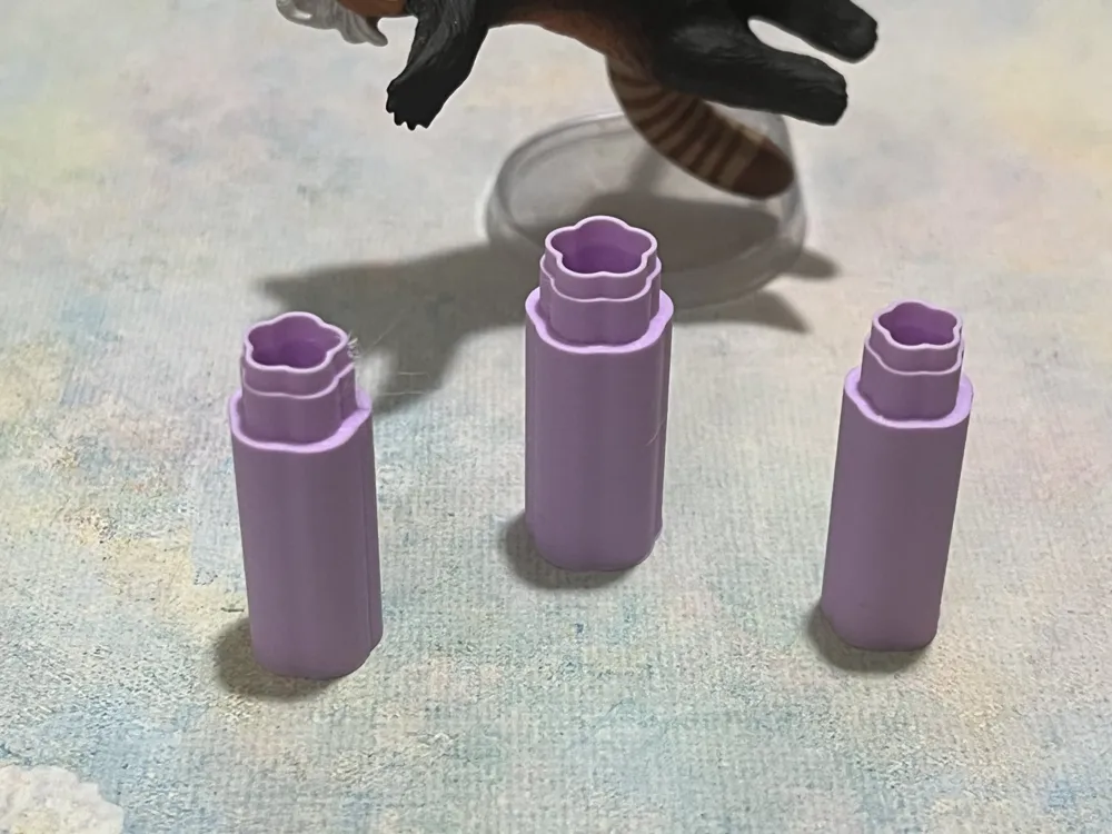 Micro Flower Cutters for Polymer Clay - 3pc set - Free 3D Print Model ...