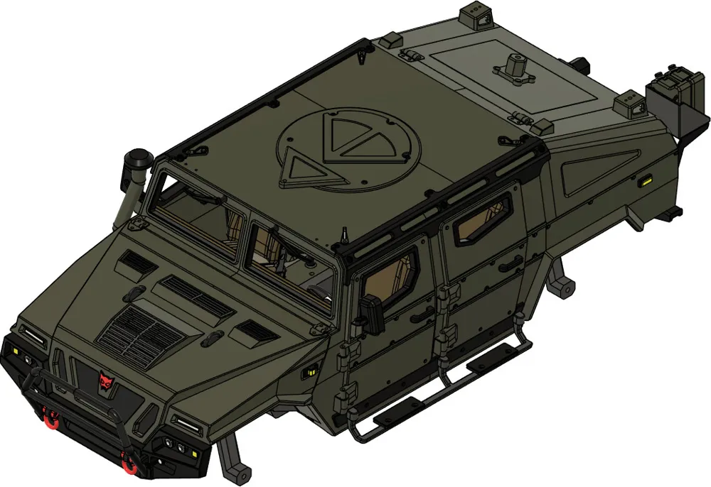 Catmaw AFV - 模型车或SCX10遥控车车身 - 免费 3D 打印模型 - MakerWorld
