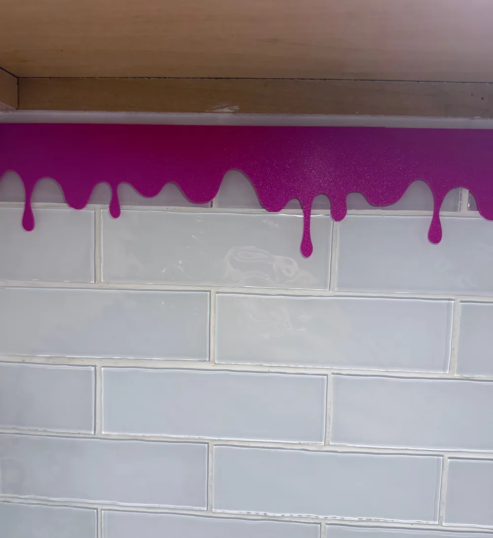 Frosting Drip Border by lisa marie MakerWorld: Download Free 3D Models
