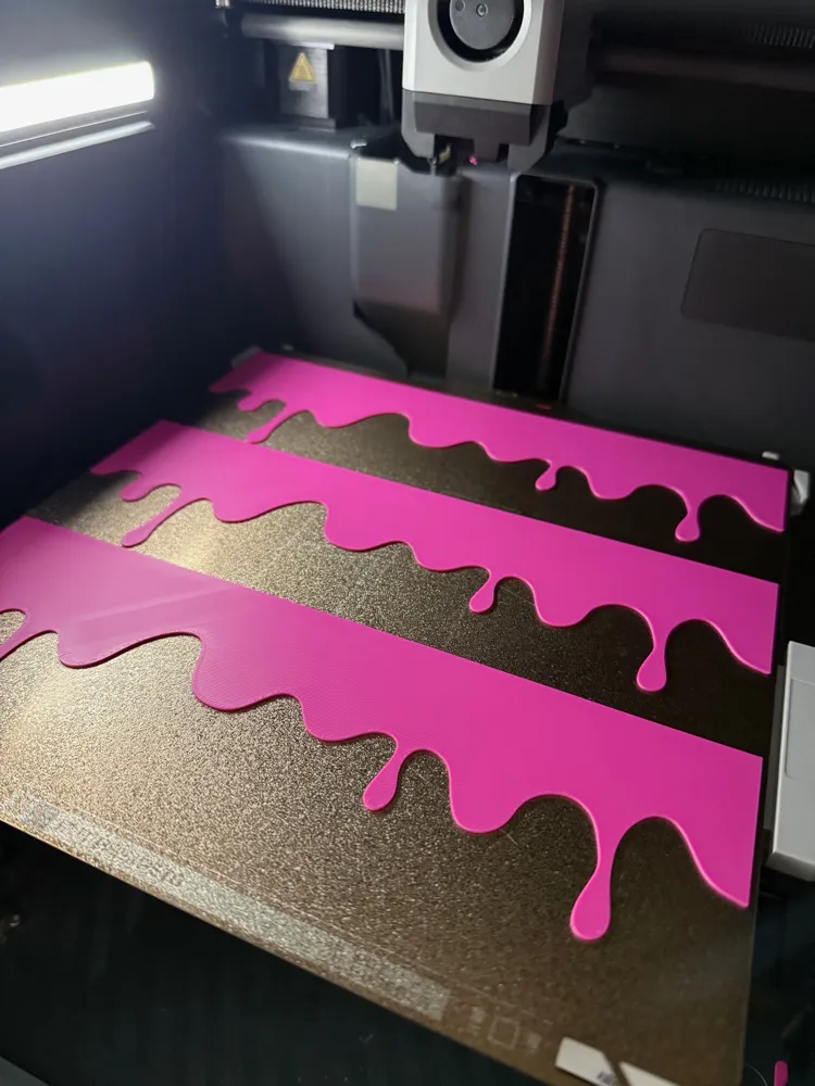 Frosting Drip Border - Free 3D Print Model - MakerWorld
