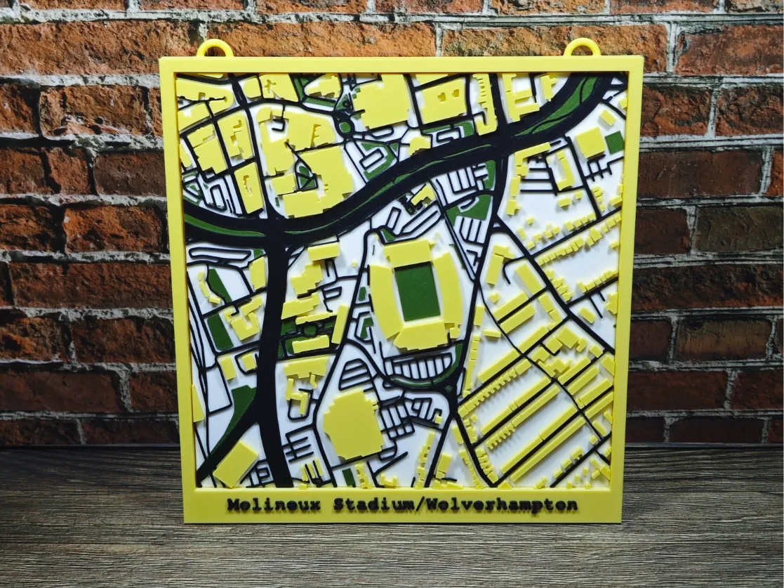 Molineux Stadium - Wolverhampton Wanderers by sh85_Printing MakerWorld ...