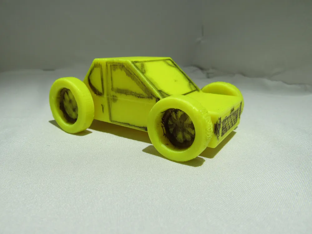 small toy car moving wheels by Edson J creations MakerWorld: Download ...
