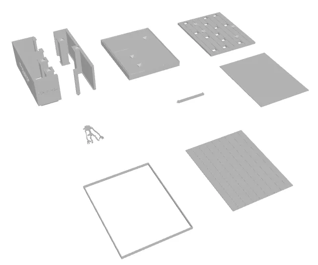 BACKROOMS Official movie DIORAMA - 2026 movie - Free 3D Print Model ...
