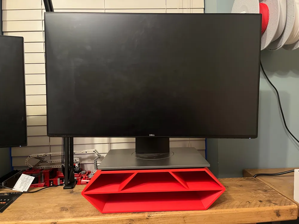 10cm Monitor riser platform x 3 configurations - Free 3D Print Model ...