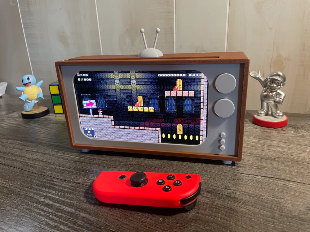 80s TV Nintendo Switch Display by BoomBamPrints MakerWorld: Download ...