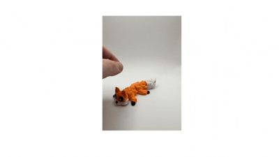 Flexi Fox & Keychain - No supports by 3DeepDesigns - MakerWorld