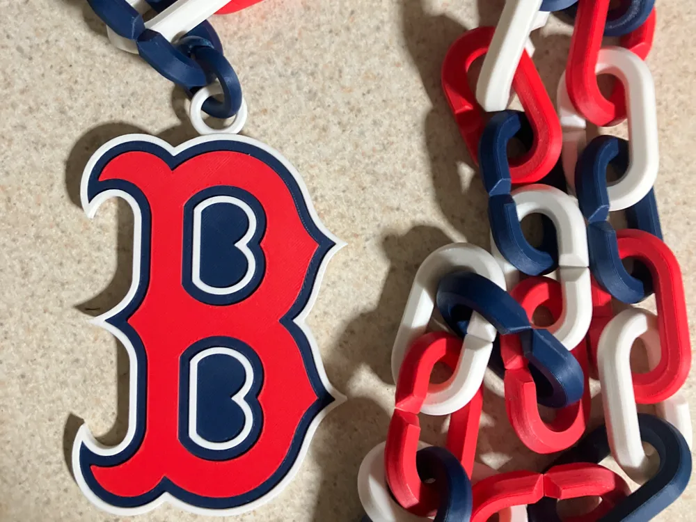 Boston Red Sox hype chain by HowieJ MakerWorld: Download Free 3D Models