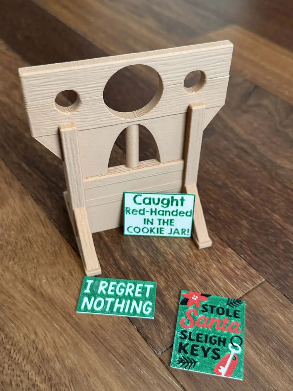 Elf on the Shelf Jail Pillory Prop - Free 3D Print Model - MakerWorld