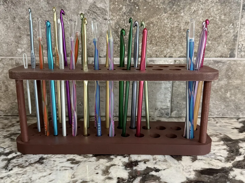 Crochet hook stand by PennyD MakerWorld: Download Free 3D Models