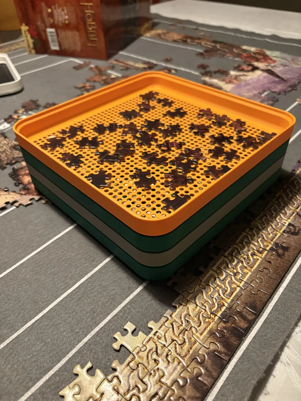 Stackable puzzle sorting tray - Free 3D Print Model - MakerWorld