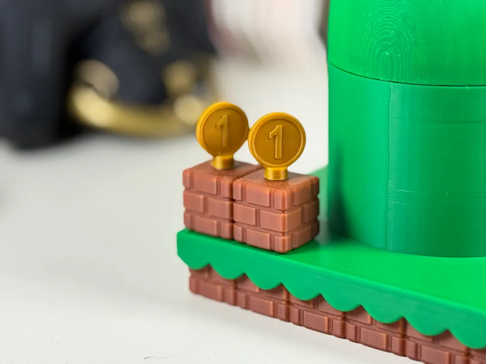 Switch Mario creative clock-themed base stand by canmaxfire MakerWorld ...