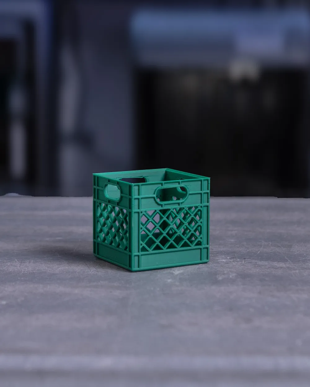 Stackable Milk Crate | Square and Rectangle - Free 3D Print Model ...