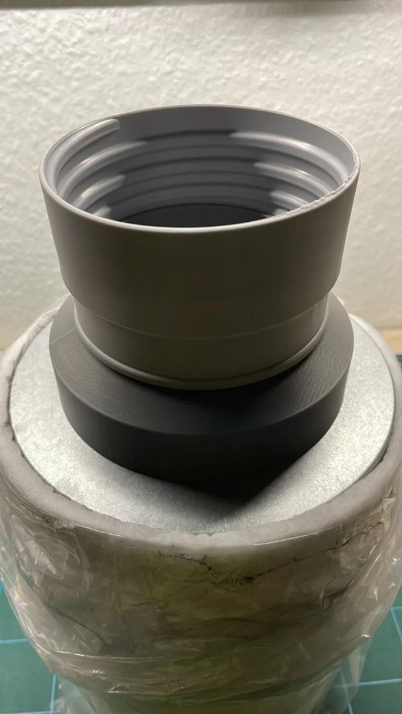 Absaugschlauch/Filter Verbinder DN 125 auf DN 100 von BlooddragonLP ...