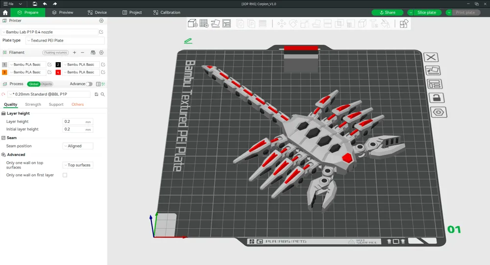 [3DP RNS] Corpion_V1.0 by 3DP RNS - MakerWorld