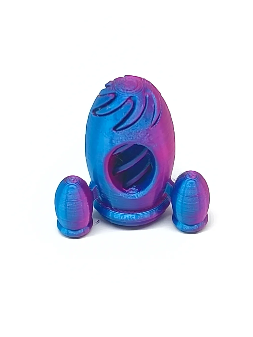 Spiral Space Rocket (Fidget Vortex Toy) by 森苏亚 - MakerWorld