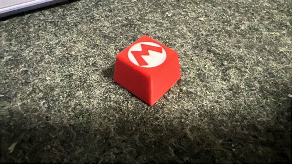 Mario Emblem Keycap by i-link06 MakerWorld: Download Free 3D Models