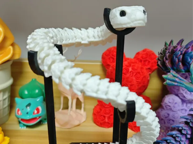 Articulated Snake Stand Snake Stand Dragon Stand Hinged Snake Stand ...