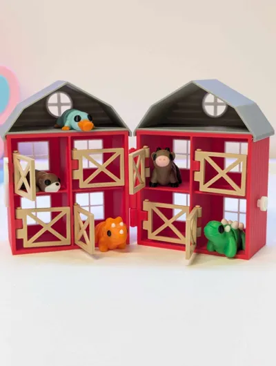 Bigger Mini Barn – 3D Printed Storage for Minis - Free 3D Print Model ...